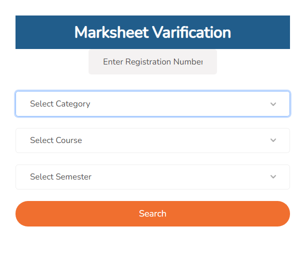 Marksheet Verification New – Vandana Computer Education